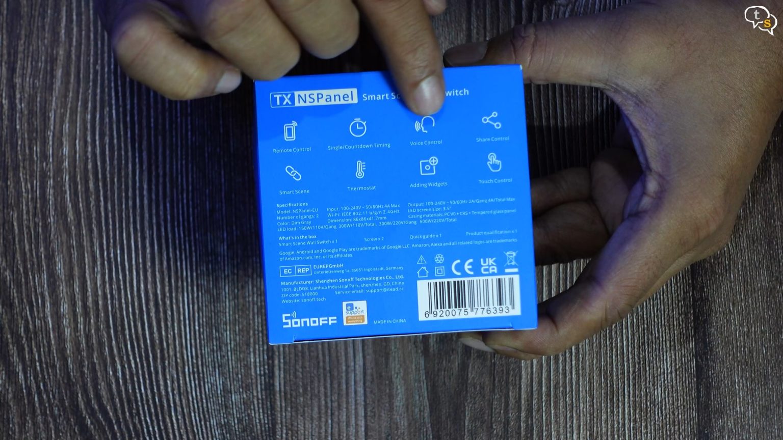 Sonoff NSPanel Smart Screen Wall Switch | talkingStuff Network