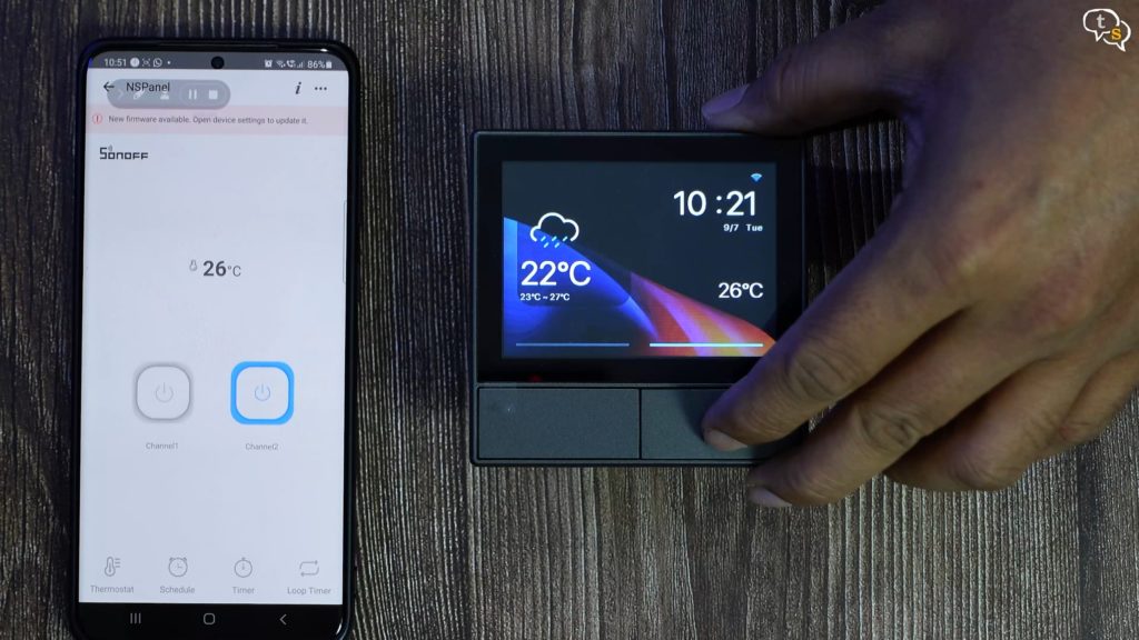 sonoff-nspanel-front-switch-control | talkingStuff Network