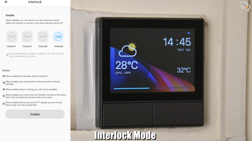 sonoff-nspanel-interlock-mode | talkingStuff Network